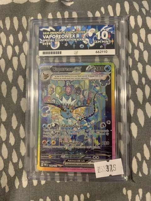 ACE 10 VAPOREON EX 2025 Prismatic Evolutions SIR #149 $683.73 - PicClick CA