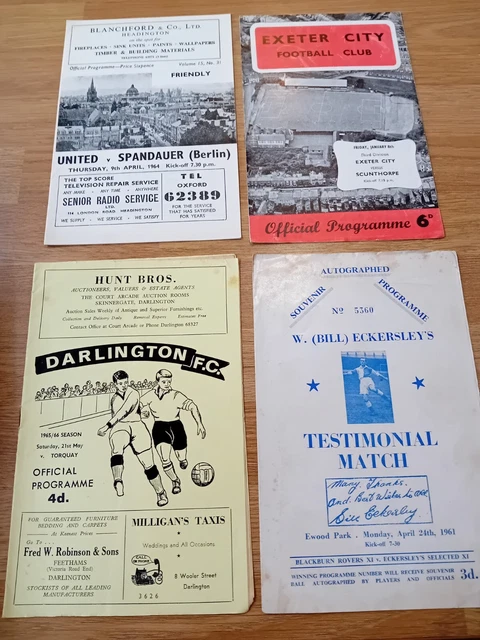BULK LOT 1950S To 1960s Football Programmes (143 in total) £200.00 ...