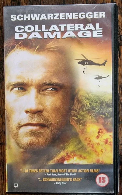 COLLATERAL DAMAGE - Arnold Schwarzenegger - PAL VHS Video Tape. £4.00 - PicClick UK