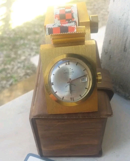 MELUX DE LUX17RUBIS MECCANICO MANUALE ANTICO 40's RARO OROLOGIO set da ...