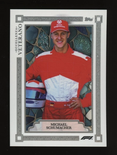 2023 TOPPS ECCELLENZA F1 Formula 1 Michael Schumacher veterano EUR 0,91 ...
