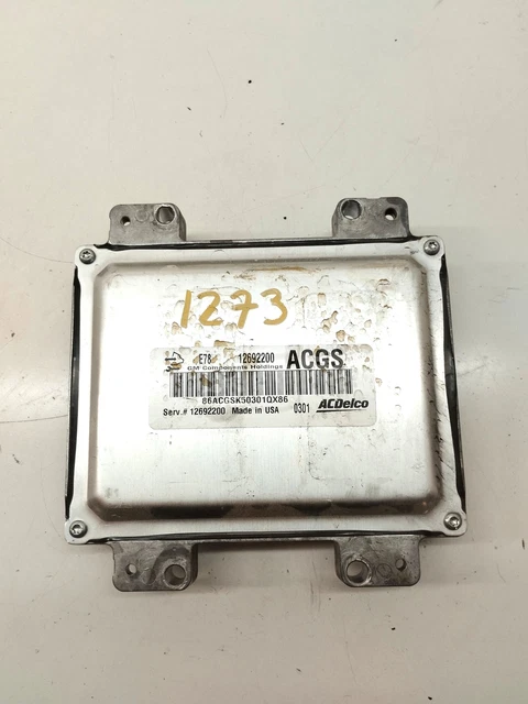 12692200 CALCULATEUR MOTEUR Ecu / 124286 Pour Opel Corsa E Selective ...