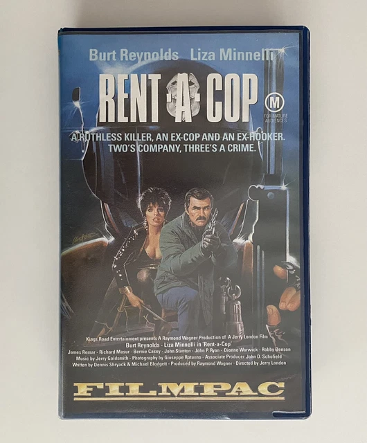 RENT A COP [BETA] Filmpac Video Big Box Rental Tape 1987 Burt Reynolds ...