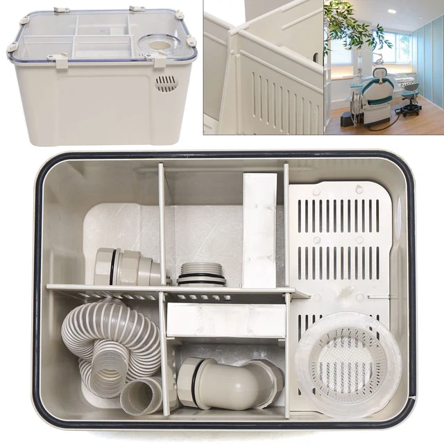 DENTAL LAB SEPARATOR Drainage System Sedimentat Plaster Powder Trap ...