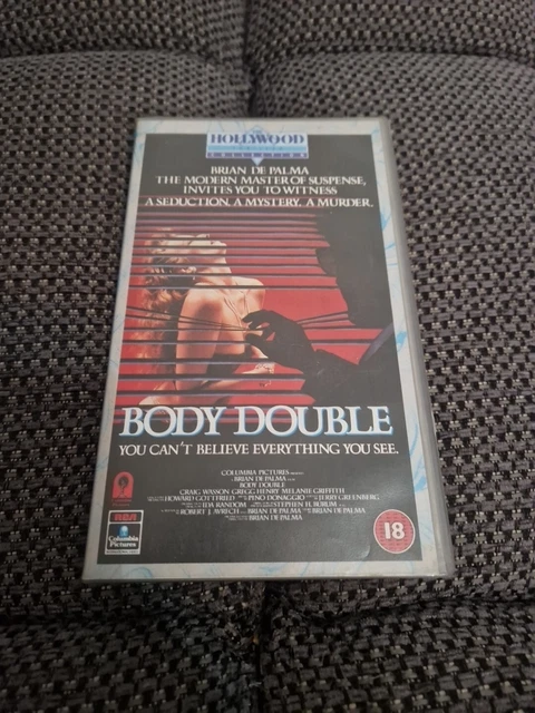 BODY DOUBLE, VHS Video Tape 18, Craig Wasson Melanie Griffith Cult ...