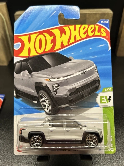 HOT WHEELS 2025 Mainline HW Ev Silverado EV RST Silver #86 $3.83 ...