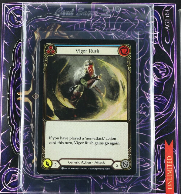 FEUILLE ARC-EN-CIEL FLESH And Blood Vigor Rush Pitch(3) Unl ARC199 ...
