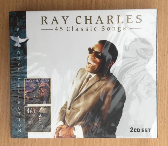 🌟RAY CHARLES🌟THE DOVE Collection🌟2X Cd Set🌟R&B🌟Blues🌟Jazz🌟Uk🇬🇧Seller🌟 £ ...