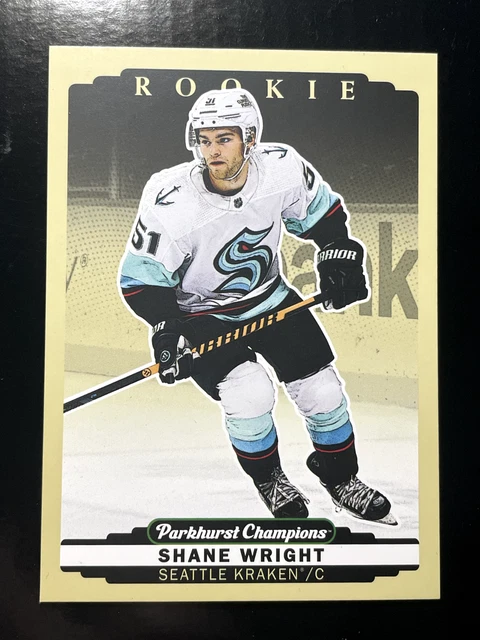 2022-23 PARKHURST CHAMPIONS Shane Wright Seattle Kraken SP RC (#306 ...