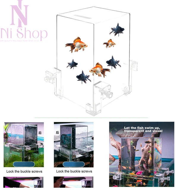 NEGATIVE PRESSURE FISH Tank Clear Elevator Water Auto-Refill Activity ...