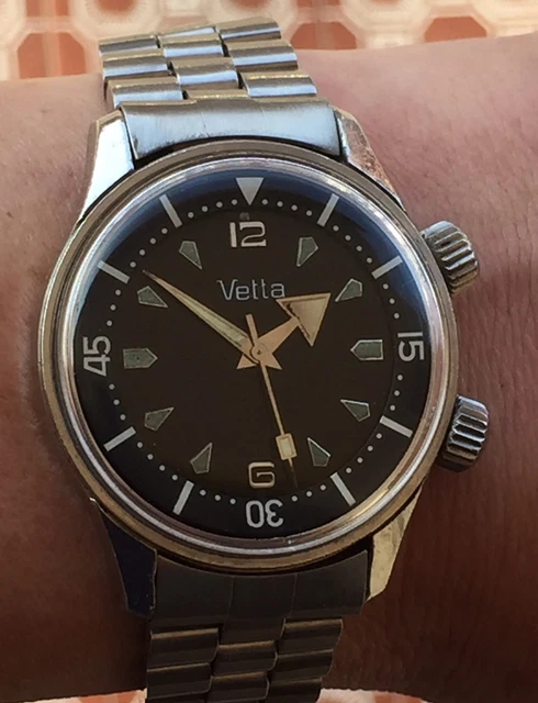 VETTA SUBACQUEO AUTOMATIC SUPER COMPRESSOR VINTAGE ACCIAIO Diver FELSA ...
