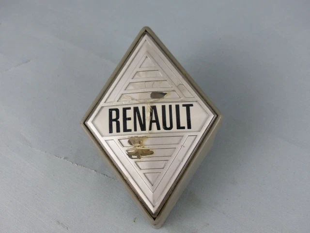 RENAULT ANTIQUE LOGO Emblem Badge Monogram Plastic Badge £25.03 ...