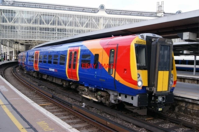 PHOTO CLASS 458 Juniper Or 5-Jop 5-Car Emu No 58 525 (V2) At Waterloo ...
