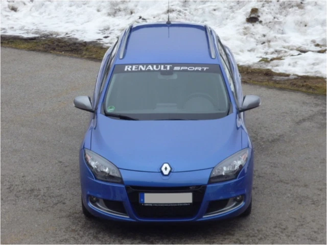 RENAULT SPORT RS Blendstreifen Frontscheibe Aufkleber Megane, Clio ...