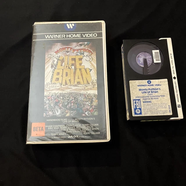 MONTY PYTHON’S LIFE Of Brian (Betamax, 1979) Vintage Rare Big Box Once ...