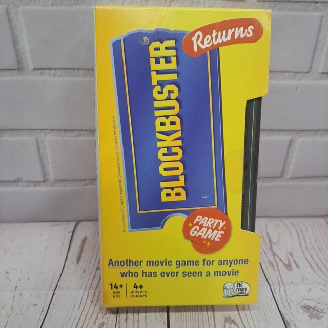 BLOCKBUSTER RETURNS MOVIE-THEMED Party Game - BRAND NEW IN SEALED BOX ...