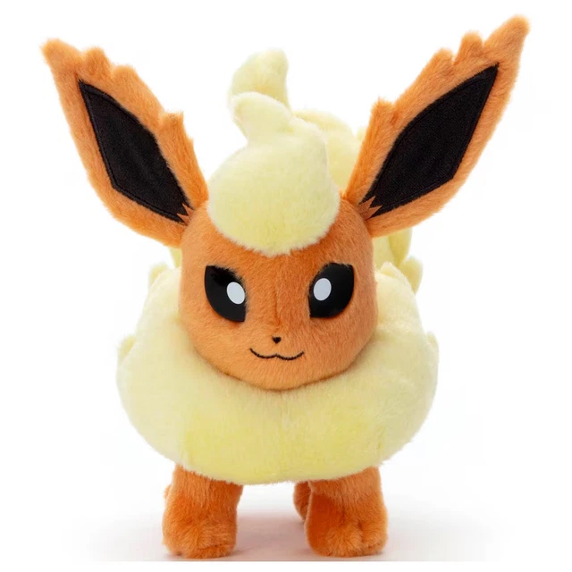 POKÉMON I CHOOSE you! Flareon Plush Japan TAKARATOMY Official Stuffed ...