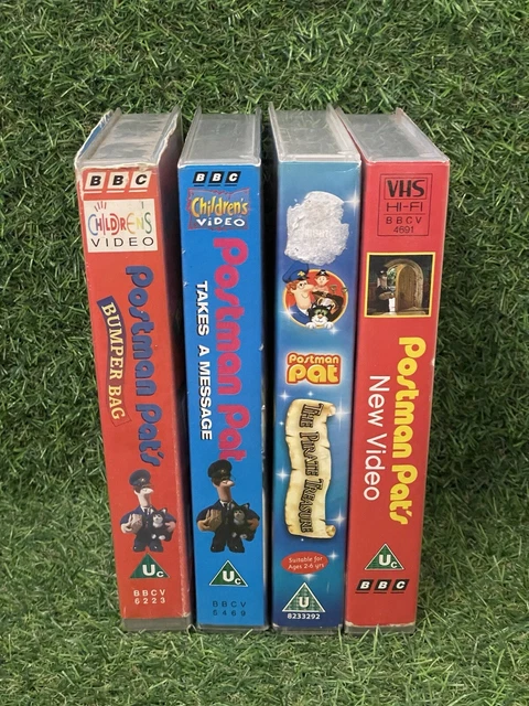 POSTMAN PAT CHILDREN’S Kids Video Tape Bundle VHS X4 £19.99 - PicClick UK
