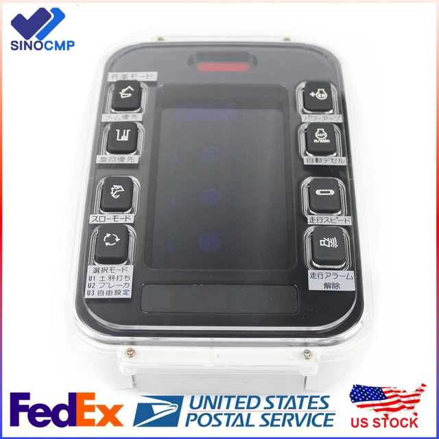 EXCAVATOR MONITOR PANEL 151-9385 106-0172 For CAT 320B 330B 312B 325BL ...