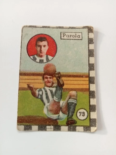 FIGURINA CICOGNA CALCIO numero 73 JUVENTUS PAROLA EUR 25,00 - PicClick IT