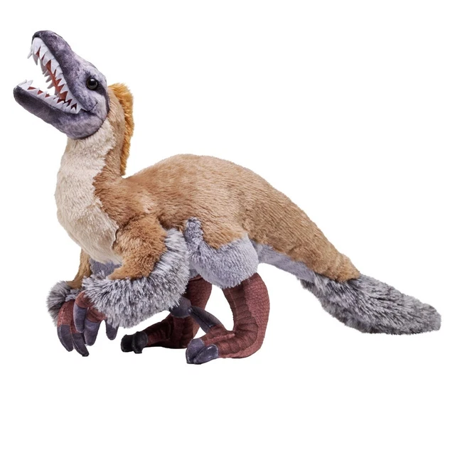NEW PLUSH SOFT TOY 26566 Cuddlekins Velociraptor Dinosaur 15" 38cm Wild ...