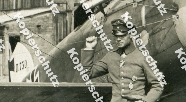 ORIGINAL FOTO LT. Bernert Jasta Boelcke Richthofen Flieger Pilot ...