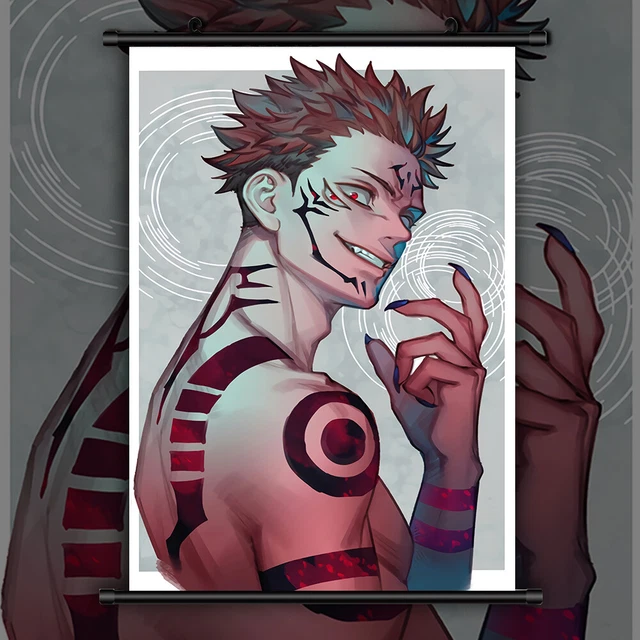 POSTER A SCORRIMENTO HD Jujutsu Kaisen Itadori Yuuji Sukuna stampe ...
