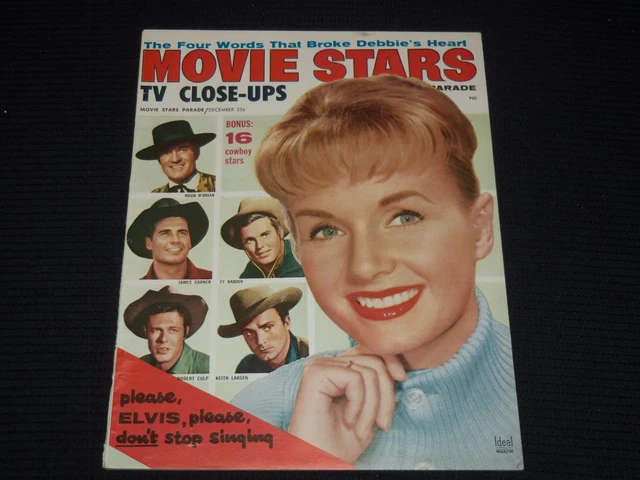 1958 DEC MOVIE Stars Parade Tv Close-Ups Magazine - Debbie Reynolds - E ...