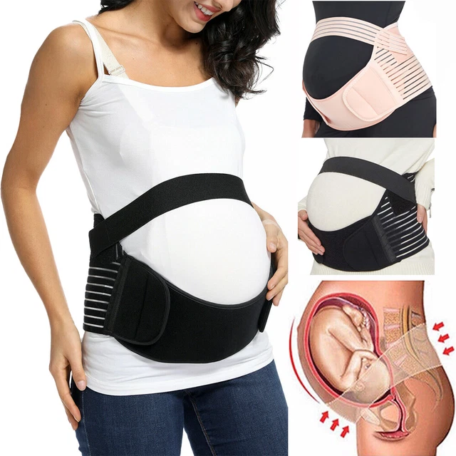 PREGNANCY BELLY BAND Maternity Belt Tummy Waist Pelvis Back Support ...
