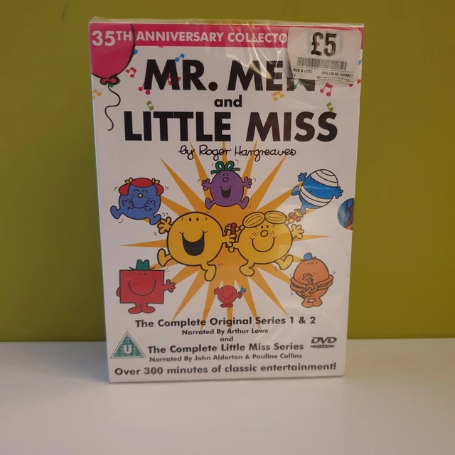 MR MEN & Little Miss Complete - 35th Anniversary Set - DVD - New - Free ...