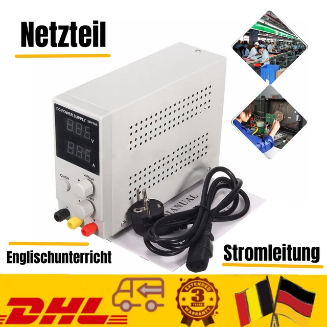 REGELBARE DIGITAL LABORNETZGERÄT Labornetzteil Netzgerät DC ...