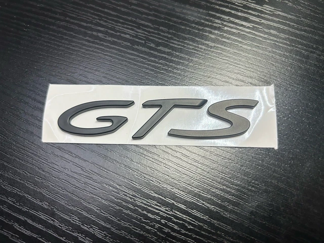 GENUINE NEW PORSCHE GTS REAR BADGE Black Emblem Macan 95B 2014-2018 ...