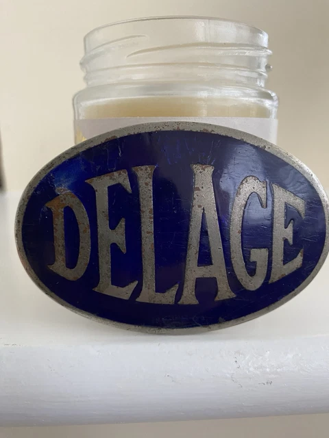 VINTAGE ENAMEL DELAGE Car Radiator Badge Early 1900’s £48.55 - PicClick UK