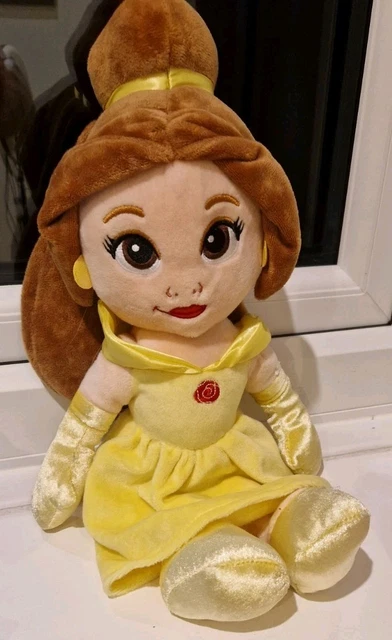 LARGE BELLE BEAUTY and the Beast Disney Princess Plush Soft Doll 17' £5 ...