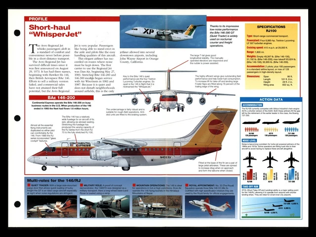 &CURTISS CW-20&& AIRCRAFT of World Spec Sheet Airliners 2,46" EUR 8,92 ...