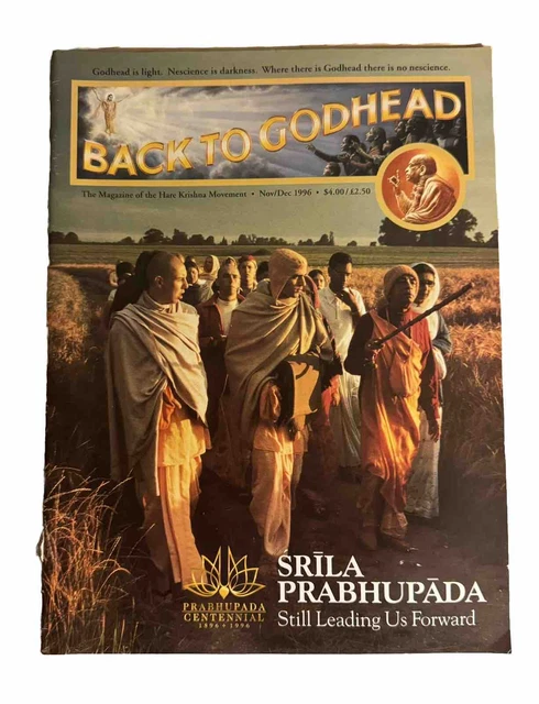 BACK TO GODHEAD Nov/Dec 1996 Srila Prabhupada Centennial Still Leading ...