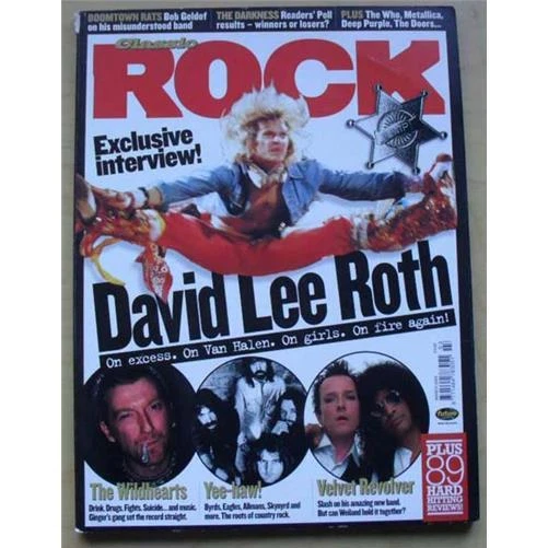 VAN HALEN CLASSIC Rock #64 Magazine March 2004 David Le Roth Cover With ...