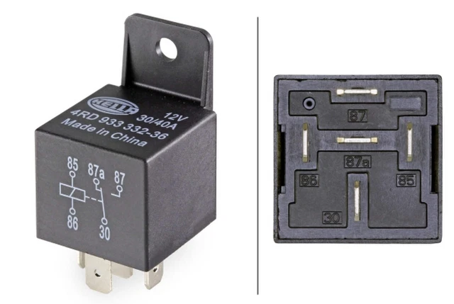 RELAY OPERATING CURRENT with Mount 5 Pole 12V Hella for Mercedes ...