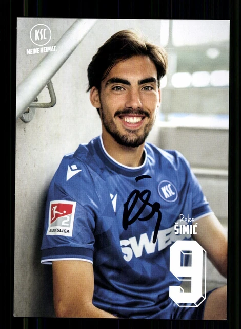 ROKO SIMIC AUTOGRAMMKARTE Karlsruher SC 2025-26 Original Signiert EUR 1 ...