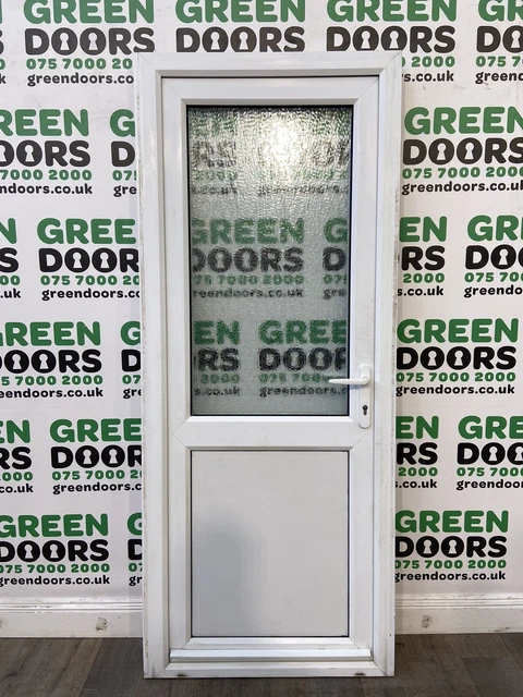 NARROW BACK DOOR Thin Upvc Used External Exterior Pvc Pvcu Preowned ...