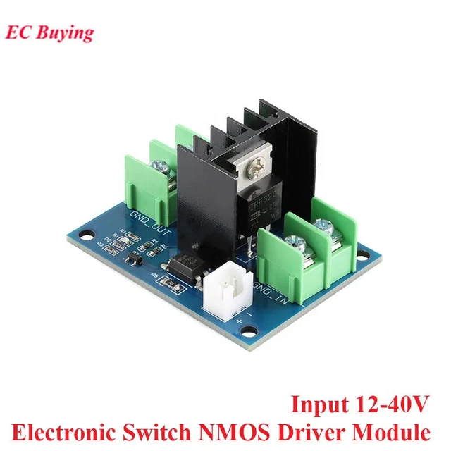 12-40V 10A ELECTRONIC Switch NMOS Driver Module Low Voltage High ...