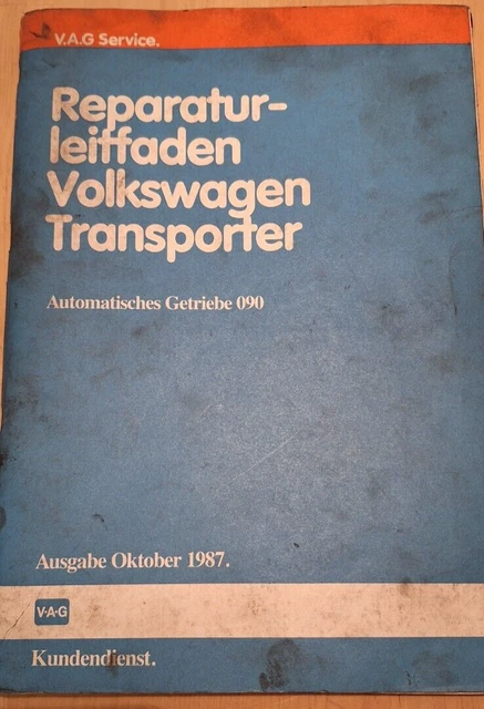REPARATURLEITFADEN VW T3 Bus Werkstatthandbuch Automatisches Getriebe 090 NG NH EUR 14,90 ...