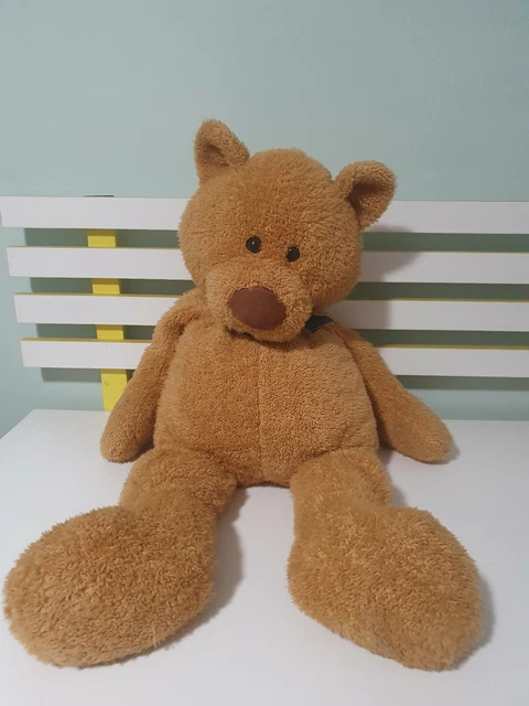 DAVID JONES TEDDY Bear Oscar 65Cm Blue Bow $63.95 - PicClick AU
