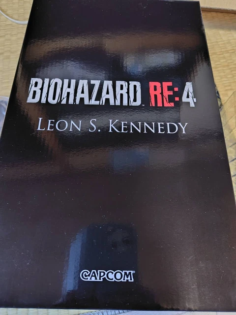 FIGURA COMO NUEVA Capcom Biohazard Resident Evil Re:4 Leon S. Kennedy ...