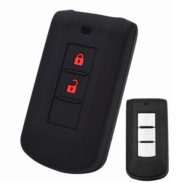 FOR MITSU/BISHI ASX Outlander Eclipse Paje/ro Remote Fob Silicone Key ...