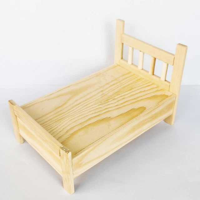 DÉCOR DE SCÈNE de lit Miniature pour maison de poupée, accessoires Photo EUR 10,99 - PicClick FR