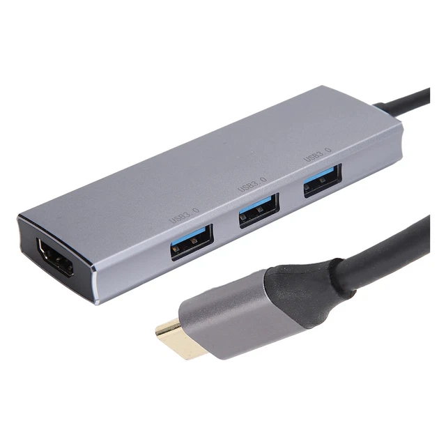 HUB USB 3.0 4-Port Type C Multiple Adapter With 4K Output 4 In 1 ...