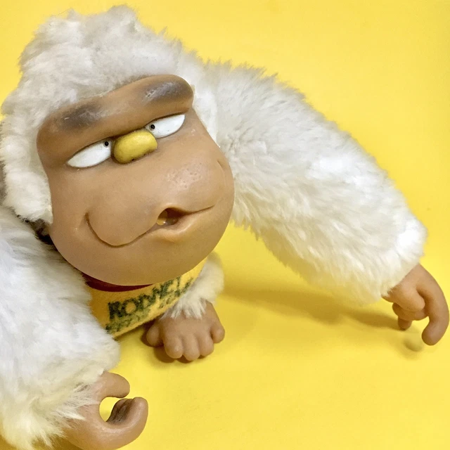 RODNEY NEEDS LOVE Vintage 1979 Applause Plush Animal White Monkey Ape ...