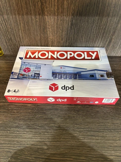 HASBRO MONOPOLY DPD Board Game Rare Special Limited Edition Lightly ...