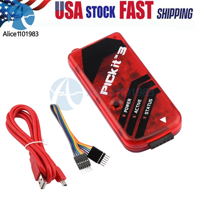 PICKIT3 MICROCHIP ORIGINAL MPLAB PIC In-Circuit Debugger Programmer ...